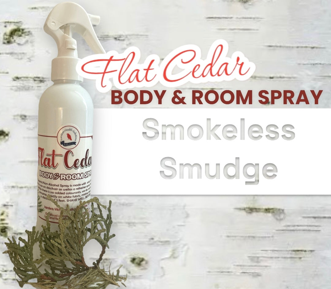 Flat Cedar Body & Room (Smokeless Smudge) Spray – Kanatan Health ...